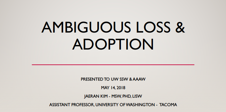 Presentation on ambiguous loss and adoption – Harlow's Monkey
